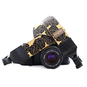 The Goldie Camera Strap With Quick Release Buckles -- 1.5 Inches Wide ...