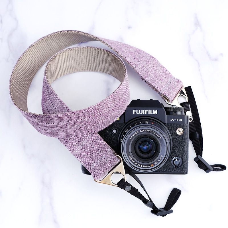 Purple Camera Strap - Etsy