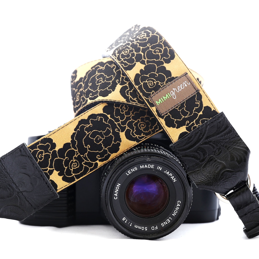 The Goldie Camera Strap With Quick Release Buckles -- 1.5 Inches Wide ...
