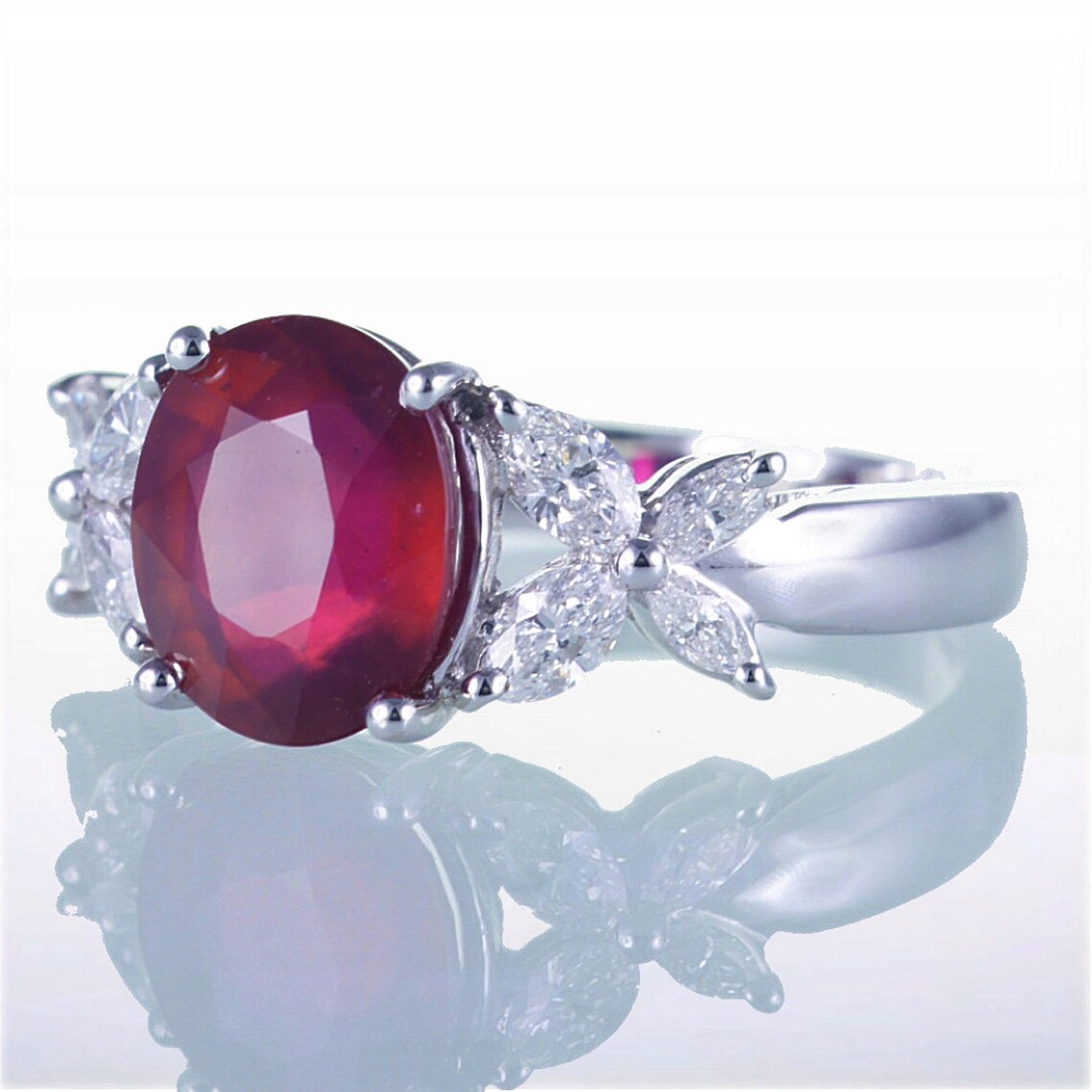 Classic Design RUBY Ring | Etsy