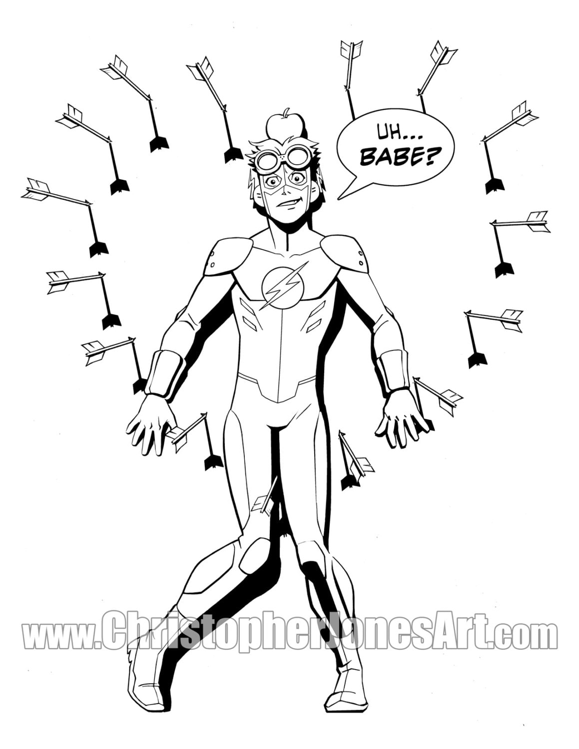Young Justice Kid Flash / Heart of Artemis - Etsy