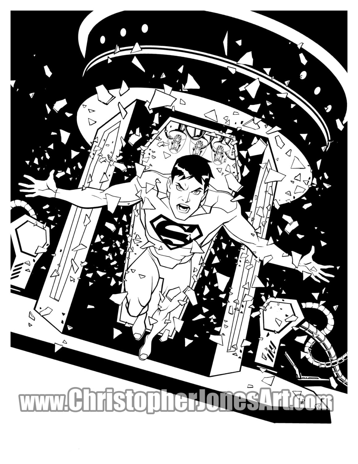 Superboy Young Justice Drawing