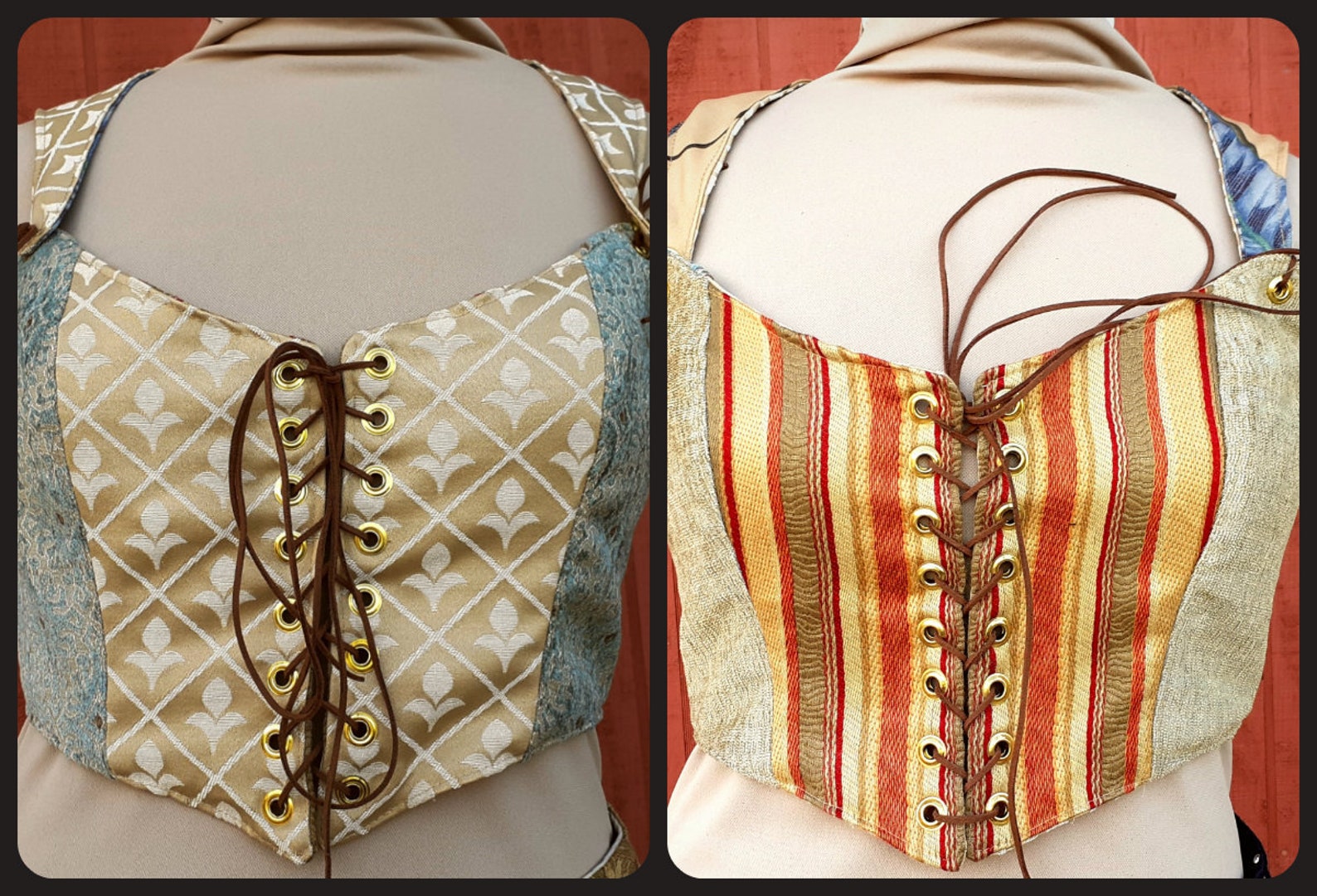 Corset/bodice/bustier/vest/ Waist Coat/ Two in One - Etsy