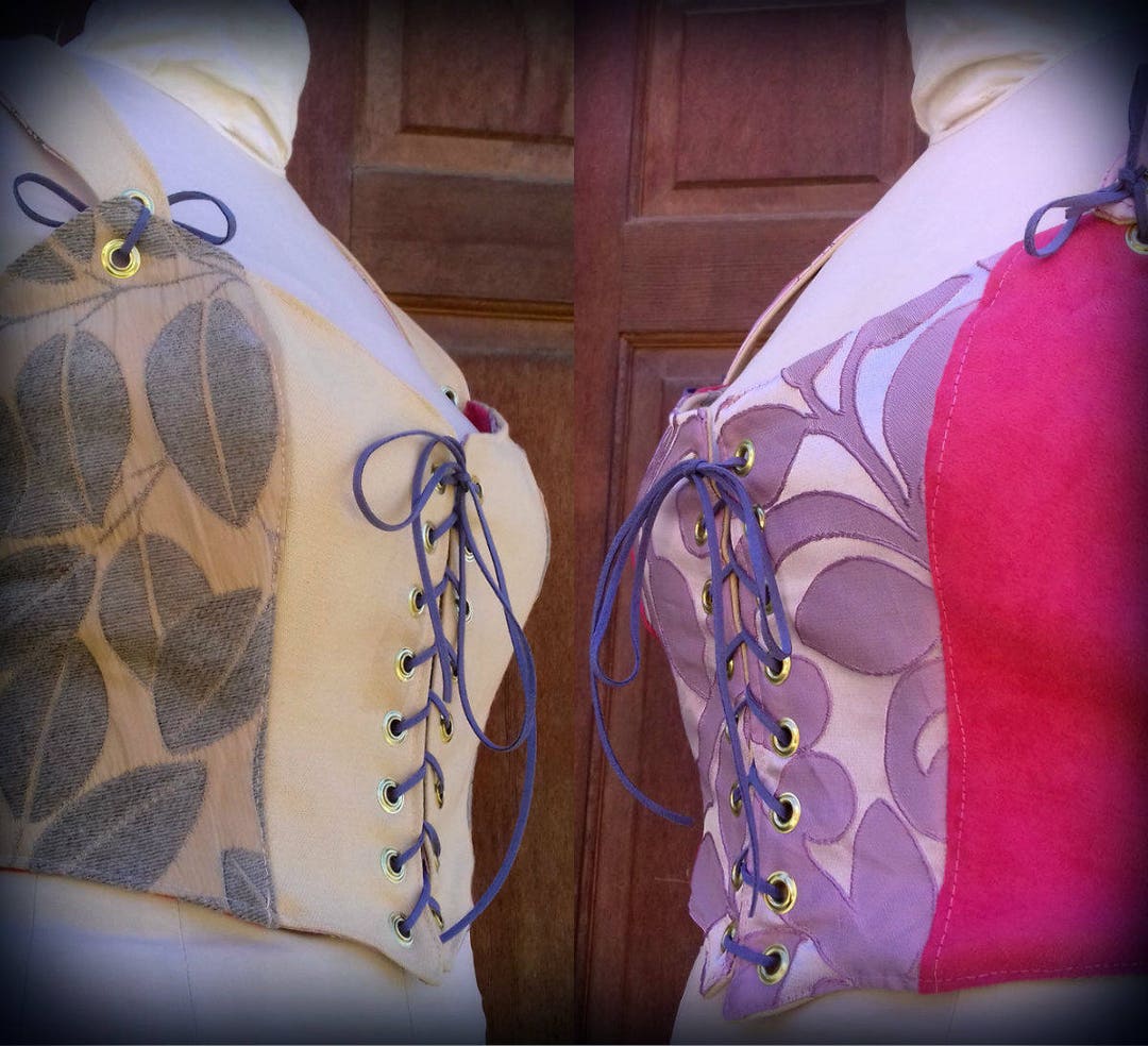 Corset/bodice/bustier/vest/ Waist Coat/ Two in One, Reversible ...