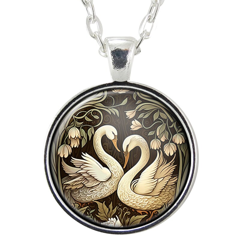Swan Necklace - Etsy