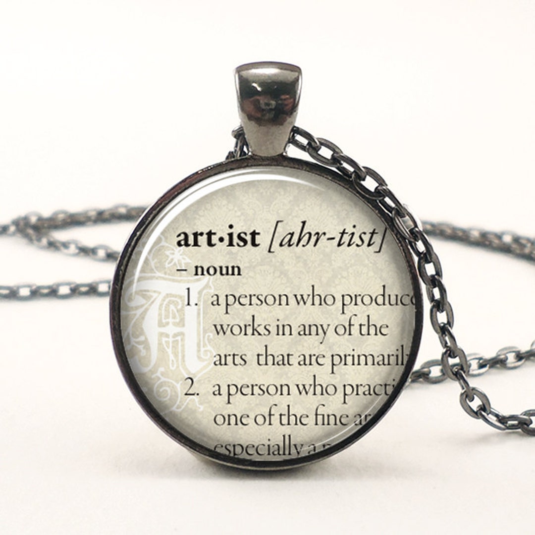 Personalized Dictionary Word Pendant Necklace: Custom Text Jewelry - Etsy