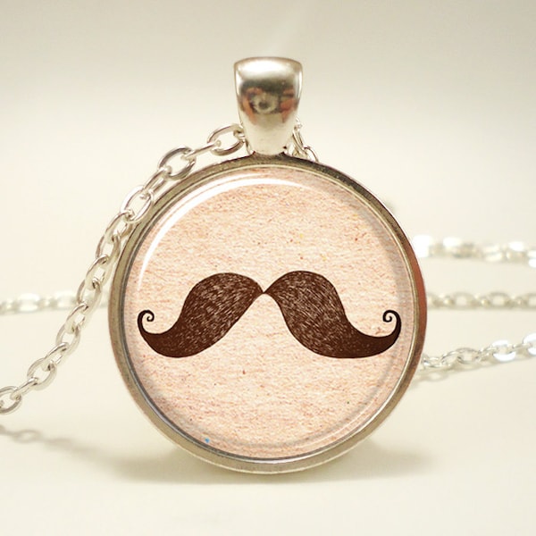 Mustache Necklace - Etsy