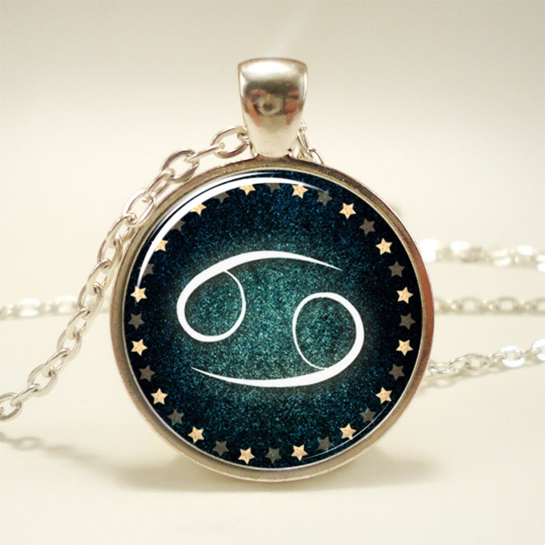 Cancer Necklace Zodiac Sign Pendant Constellation Jewelry - Etsy