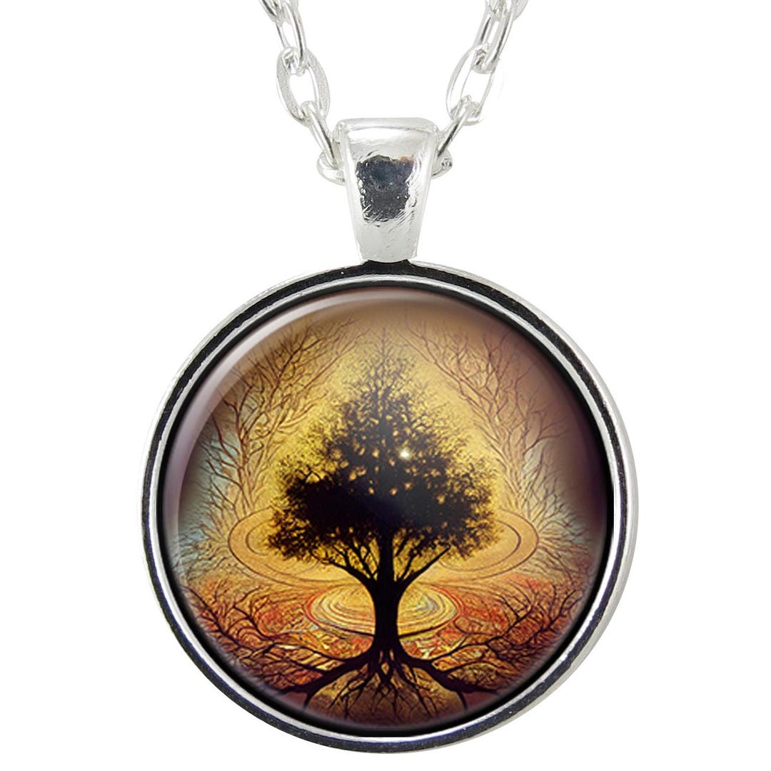Tree of Life Pendant Necklace, Gifts for Women, Forestcore Jewelry ...