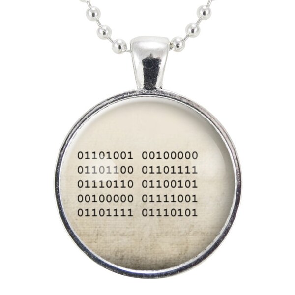 Binary I Love You - Etsy