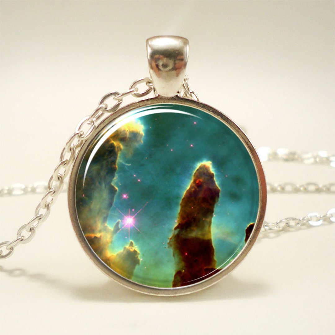 Galaxy Necklace, Nebula Jewelry, Stars and Universe Hipster Space ...