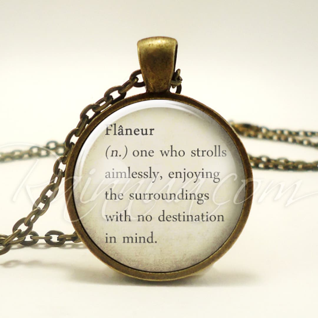Flaneur Travelers Necklace, Simple Everyday Necklace, Wander, Free ...