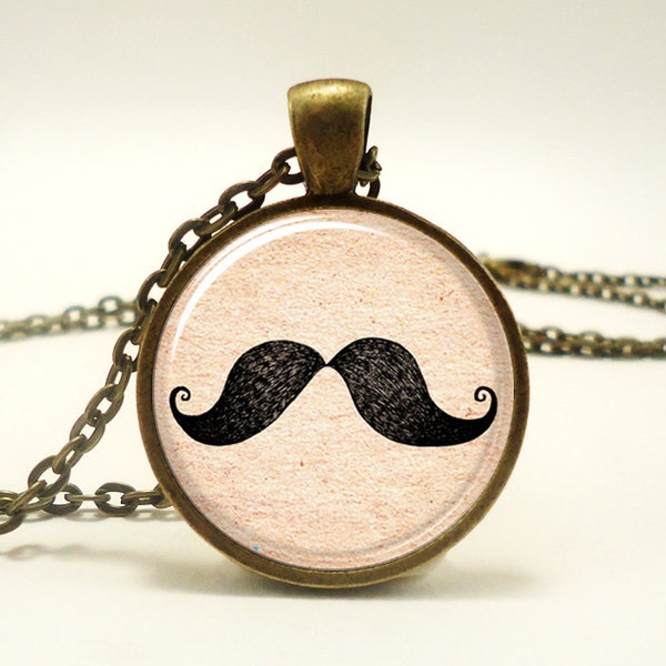 Mustache Necklace - Etsy
