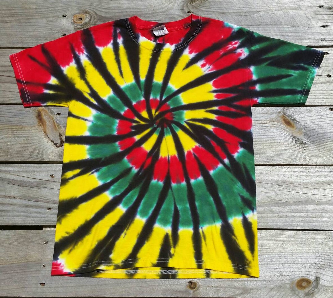 Rasta Tie Dye Shirt, Plus Size Rasta Tshirt, 2xl 3XL 4XL 5XL 6XL ,mens ...