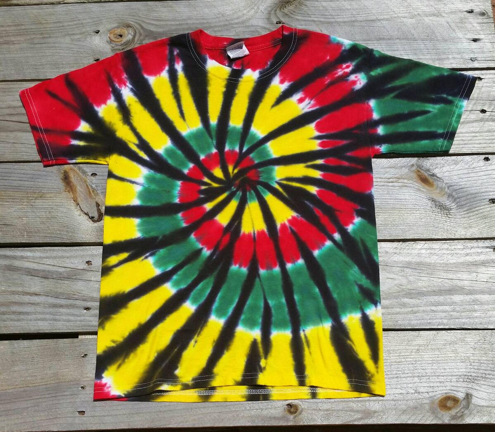 Rasta Tie Dye Shirt Rasta T-shirtS M L XL 2Xl Mens Rasta | Etsy