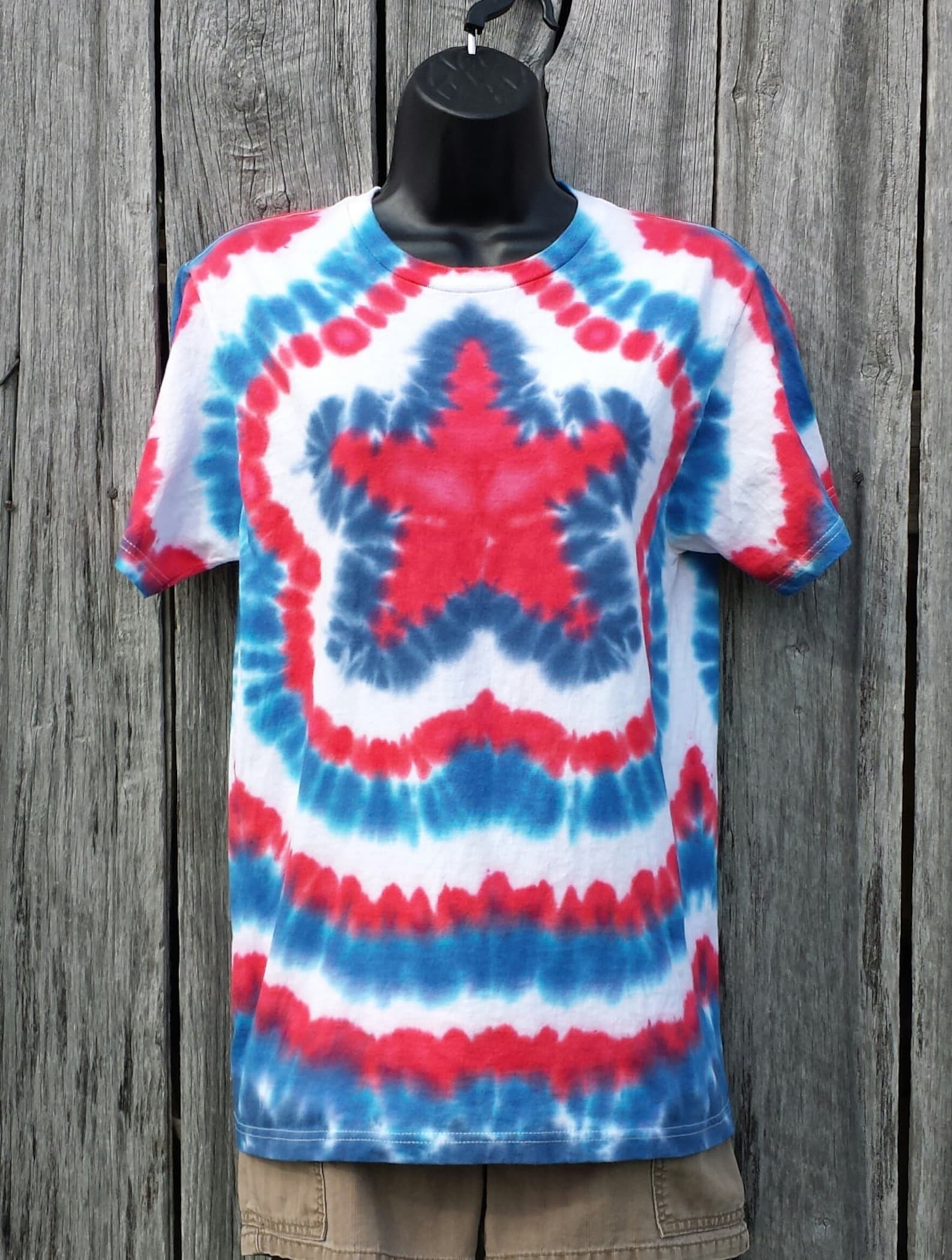 Red White and Blue Tie Dye Patriotic Tie Dye Shirt Adult - Etsy