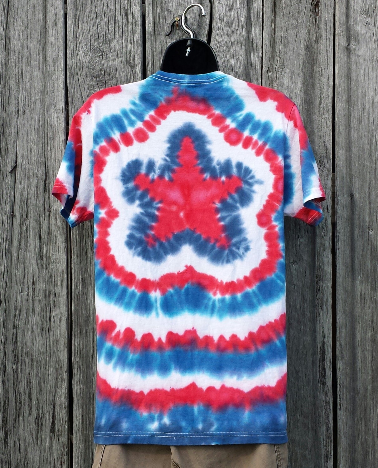 Red White and Blue Tie Dye Patriotic Tie Dye Shirt Adult - Etsy