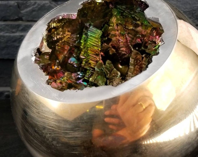 Bismuth Geode Dragon Sphere Bismuth Crystal in a 5.5 - Etsy
