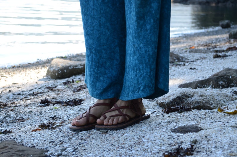 Peaceful Warrior Handmade Leather Sandals Leather Sandals for Women ...