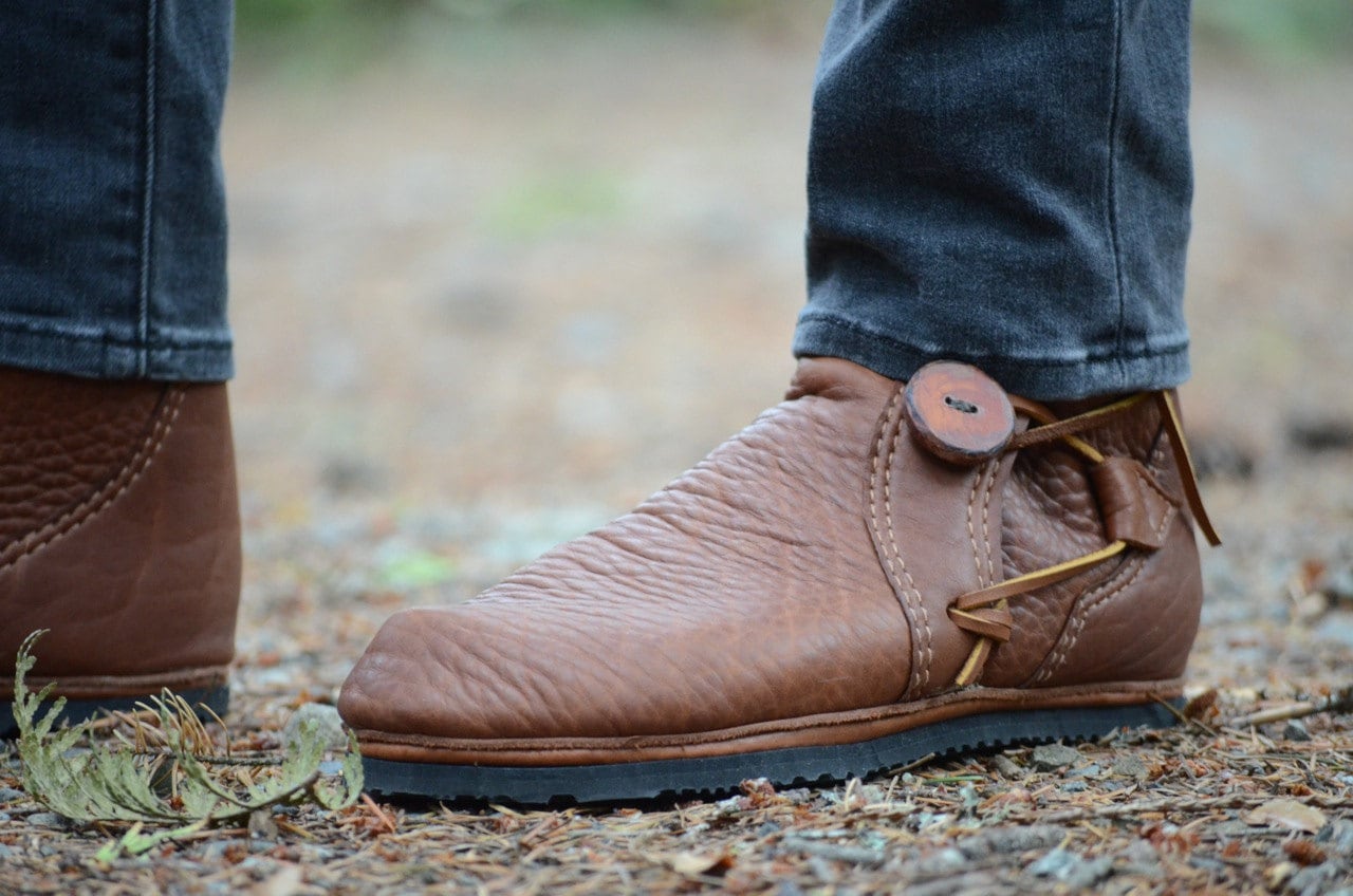 Custom Leather Boots: Made to Order - Double Tobacco Moccasins With ...