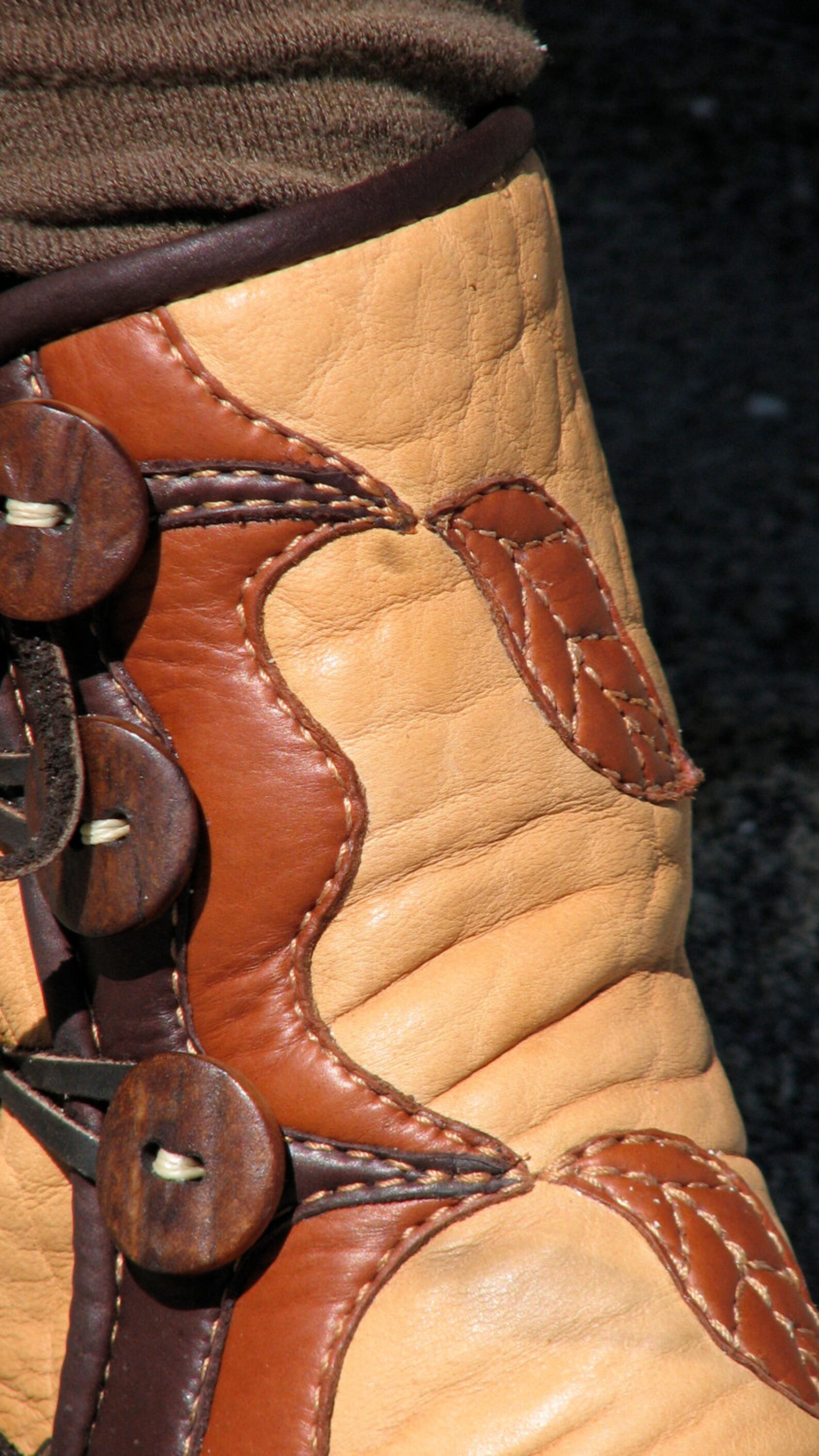 Custom Tree & Leaf Boots: Made to Order -leather Boots Women -leather ...