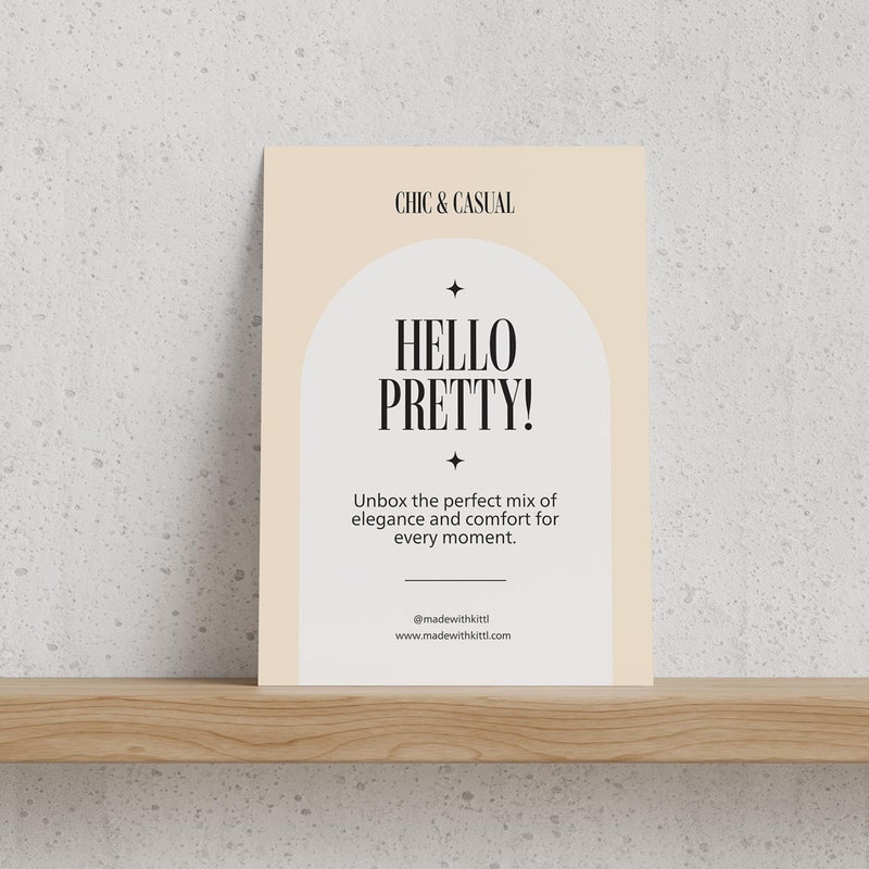 Unfold Template - Etsy UK
