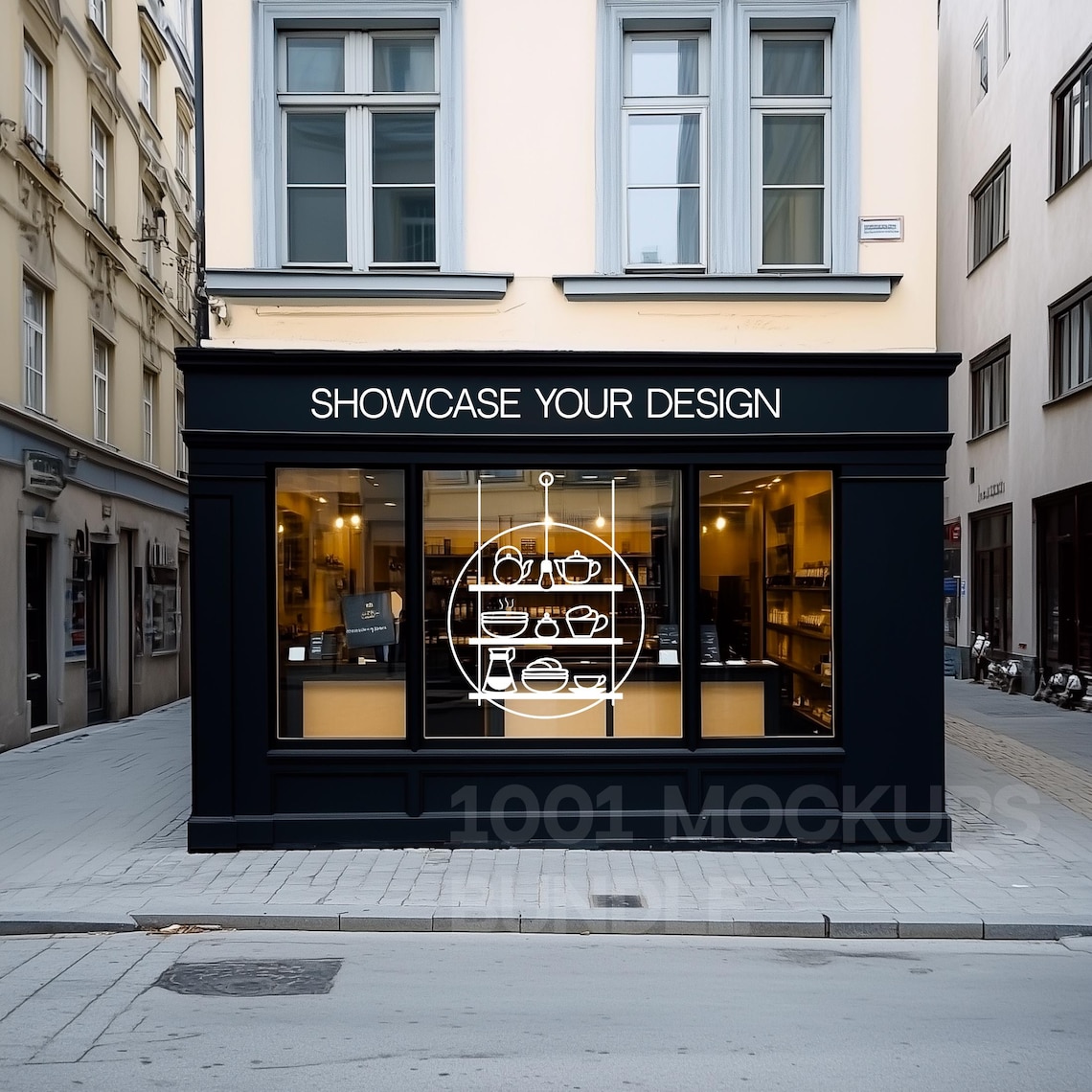 Storefront Mockup Bundle (25 JPG), Blank Shop Facade Mock-up Set for ...