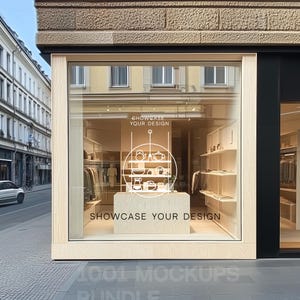 Elegant Storefront Mockups Bundle (20 JPG), Blank Shop Facade Mock-up ...