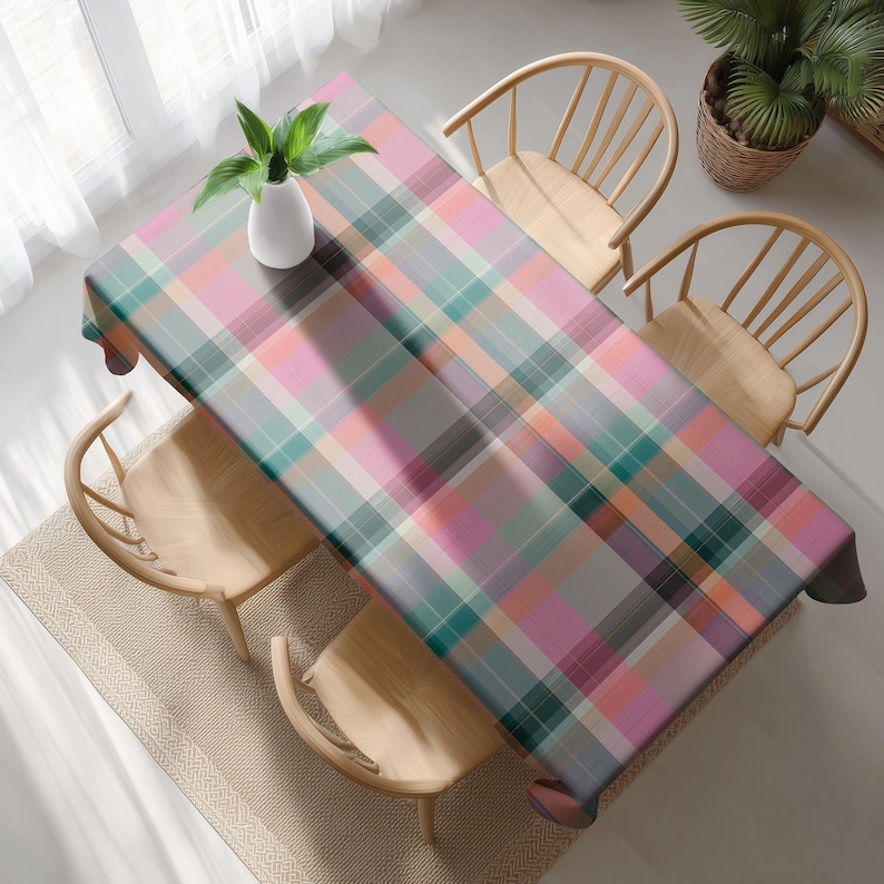 Rectangular Tablecloth Mockup (PSD), View From Above, Fabric Seamless ...