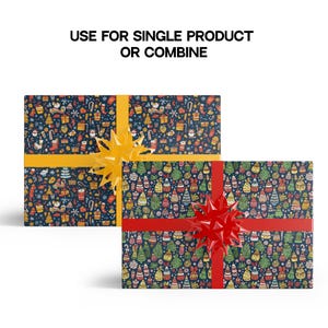 Editable Wrapping Paper 3D Mockup (PSD), Digital Paper Pattern Preview ...