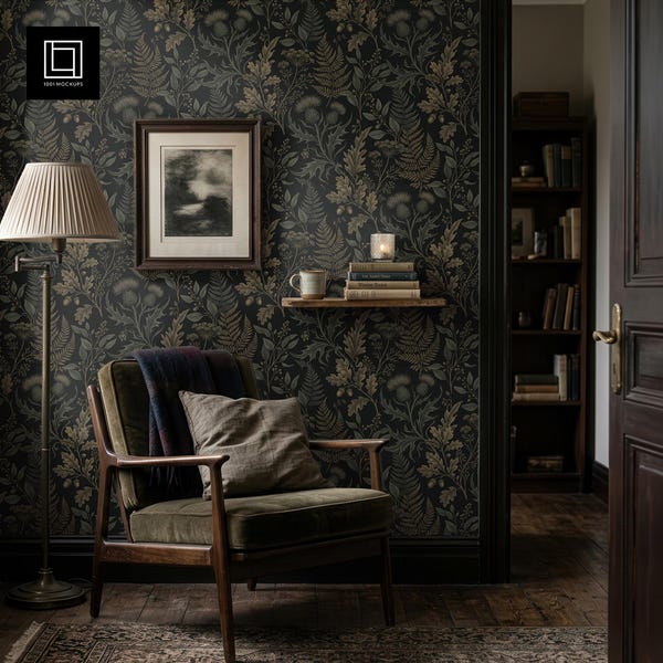 Dark Grey Wallpaper - Etsy UK