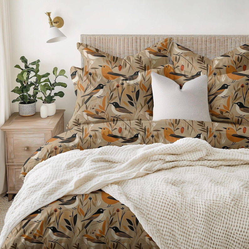 Bed Linen Mockup (PSD Smart Object), Realistic Bedding Fabric Pattern ...
