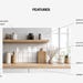 Editable Kitchen Tiled Wall Mockup (PSD), Minimal Glossy Ceramic Tiling ...