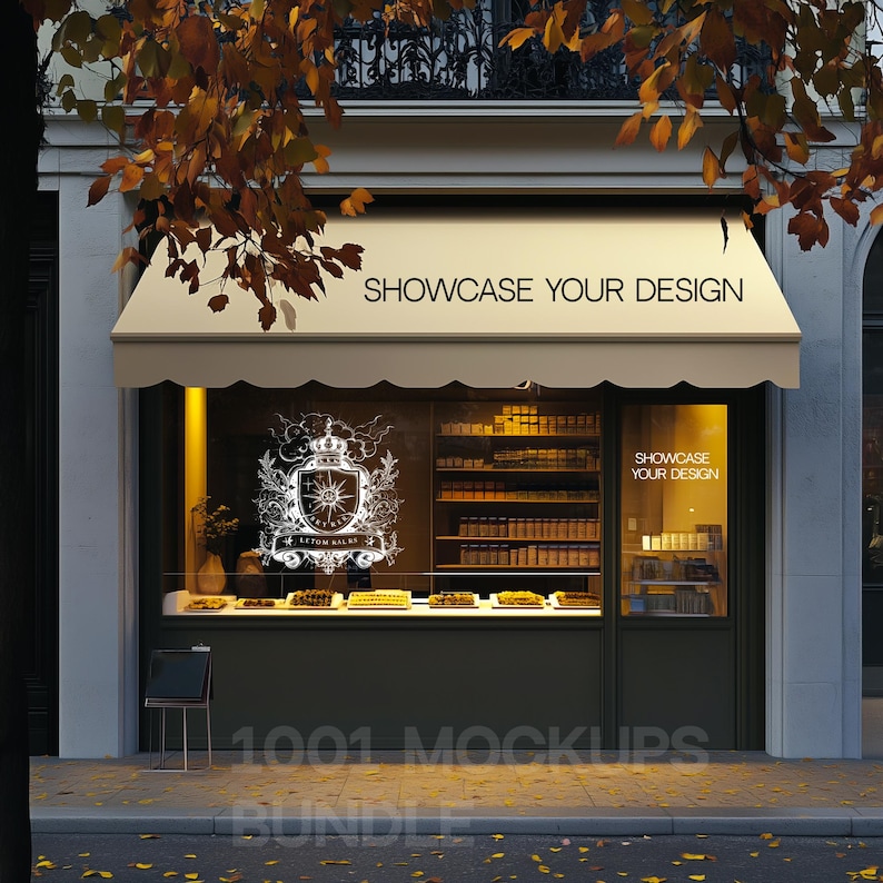 Storefront Mockup Bundle (25 JPG), Blank Shop Facade Mock-up Set for ...