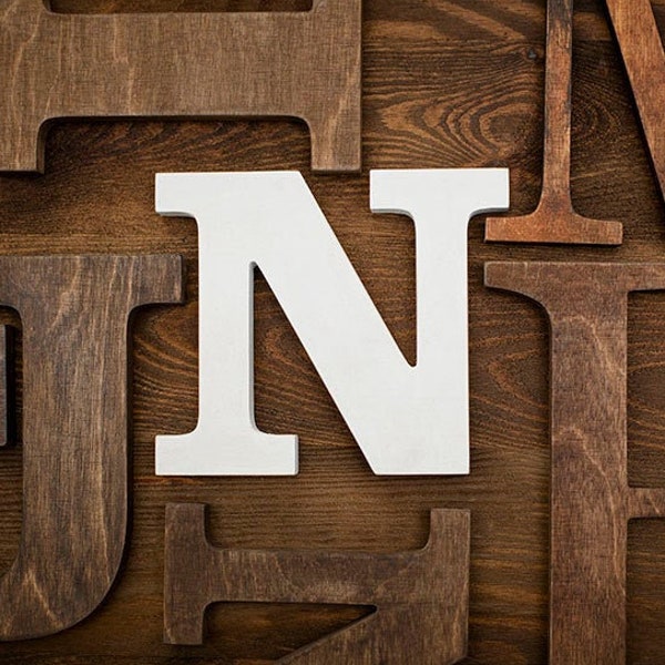 Large Wood Letters - Etsy
