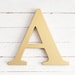 Large Wooden Letters for Wall Decor, Modern Gold Wood Letters Bedroom ...