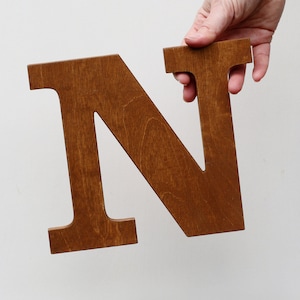 Large Wooden Letters Custom Initial Rustic Decoration for Wall - Etsy