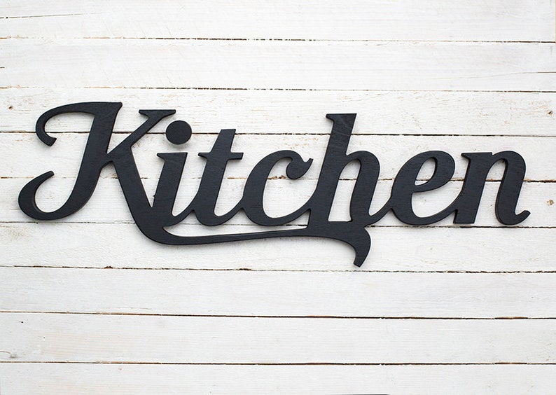 Wooden Kitchen Sign Restaurant Signs Kitchen Wall Decor - Etsy