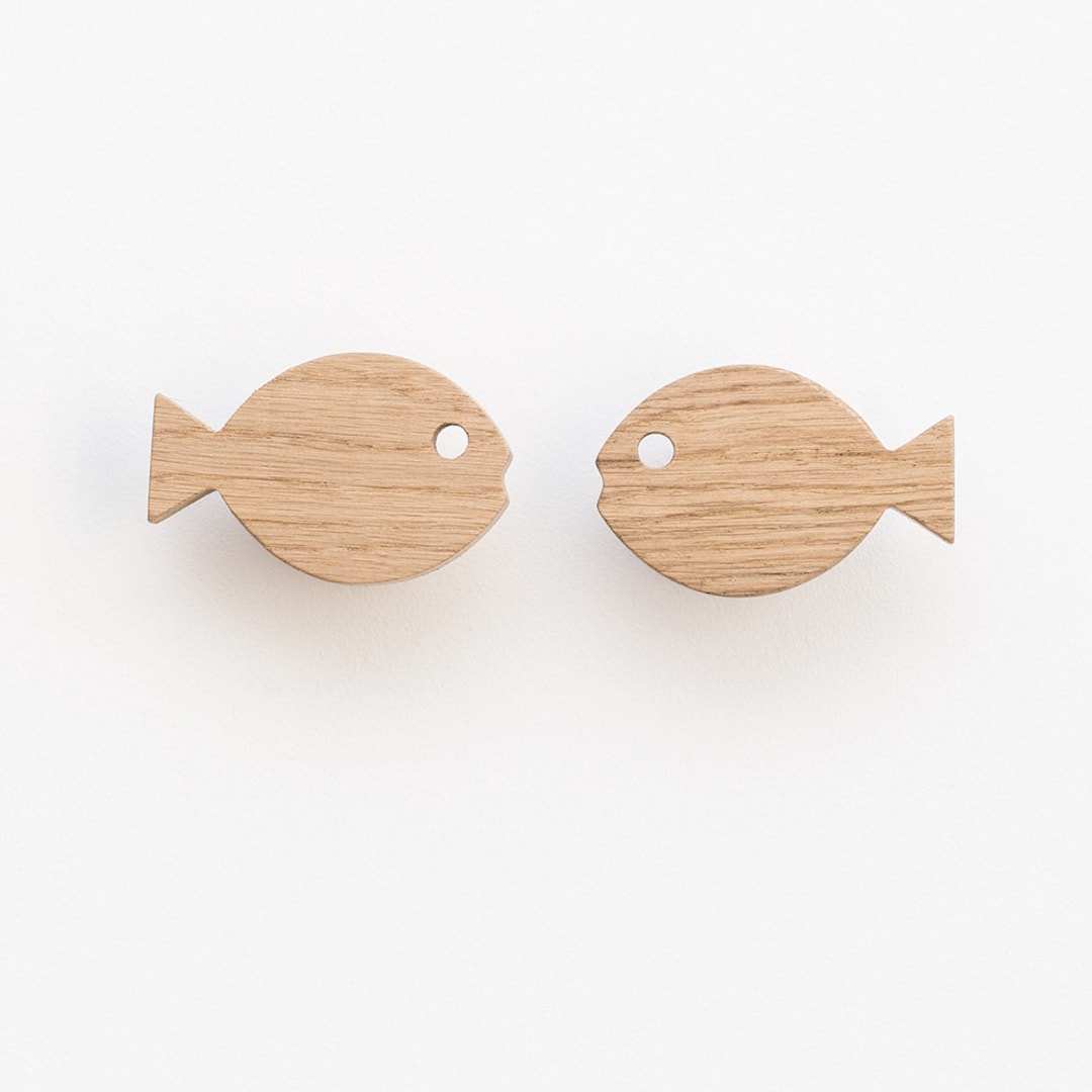 Kids Coat Hooks, Fish Wall Hook, Lake House Decor, Wall Pegs ...