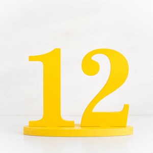 Wooden Table Numbers, Centerpiece Number, DIY Numbers - Etsy