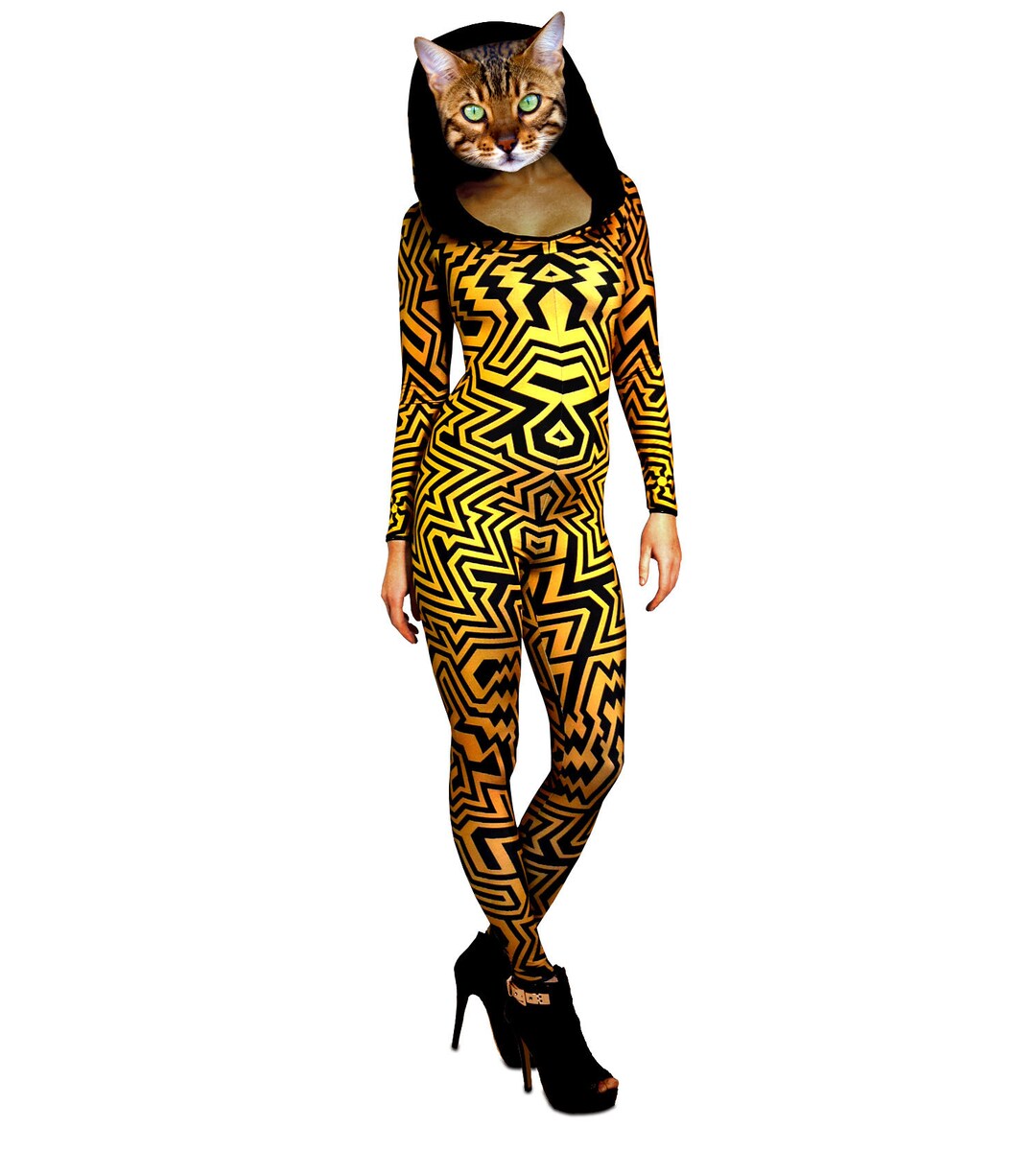 Metatron TAPT Catsuit, Festival Outfit, Psychedelic Onesie, Rave ...