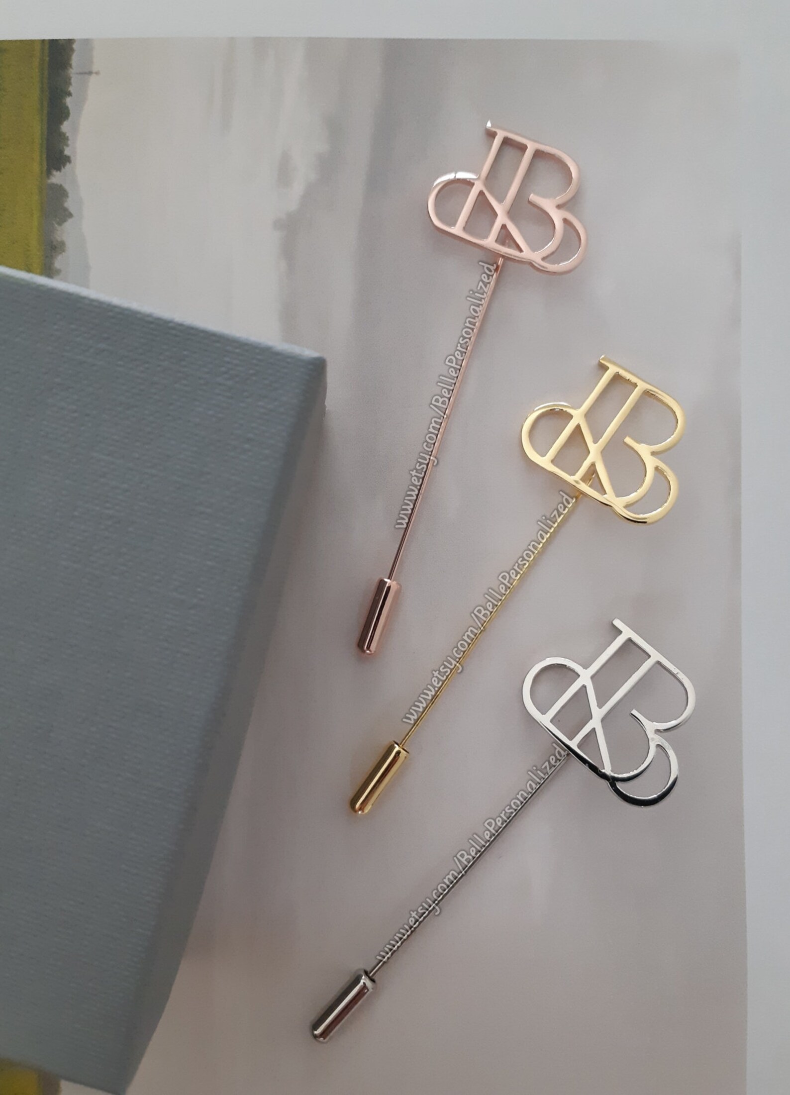 Personalized Initial Lapel Pin Personalized Name Pin Suit - Etsy