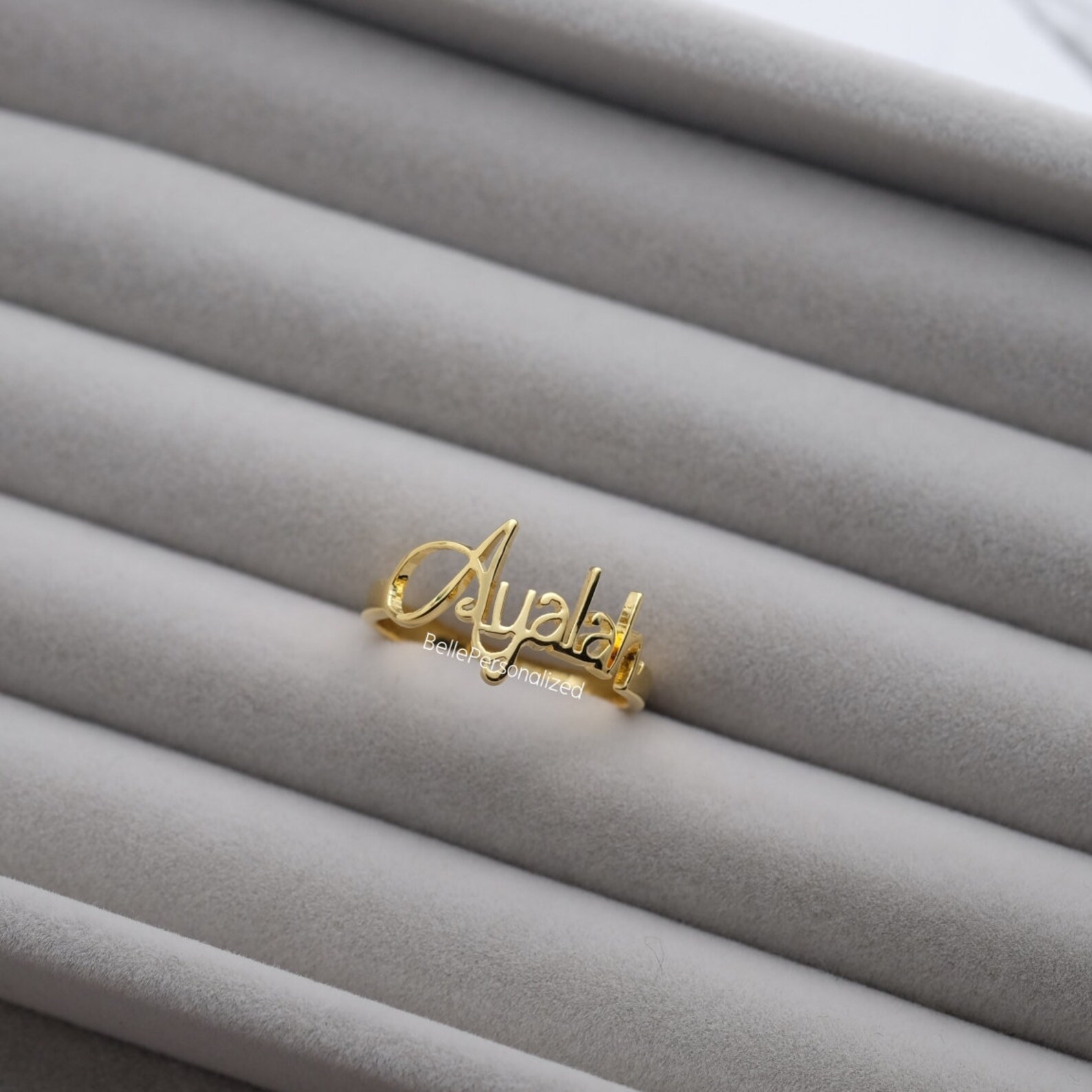 Custom Name Ring Personalized Name Ring Baby Name Your - Etsy