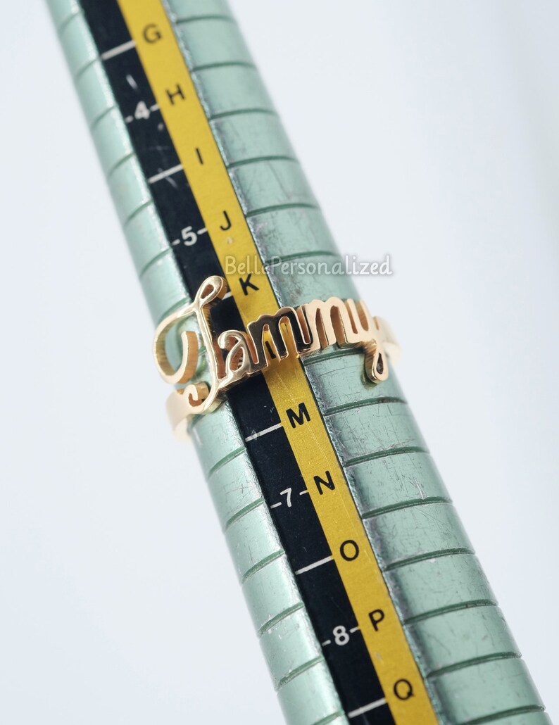 Custom Name Ring Personalized Name Ring Baby Name Your - Etsy