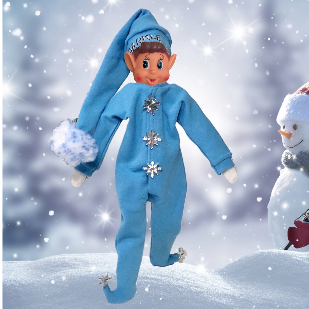 Digital Sewing Pattern, Elf Pjs and Nightcap, Fits 12 Inch Christmas ...