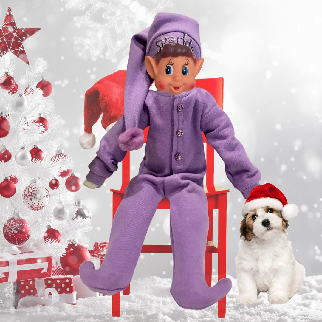 Digital Sewing Pattern PDF Download for Elf Pjs and Nightcap - Etsy Canada