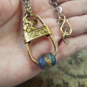 Basha Bead Ocean Sunset Series Bronze Mixed Metal Pendant Necklace 14K ...