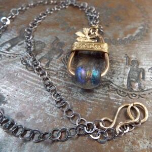 Basha Bead Ocean Sunset Series Bronze Mixed Metal Pendant Necklace 14K ...