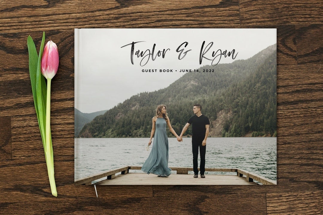 Wedding Guest Book Alternative Custom Photo Guest Book Personalized ...