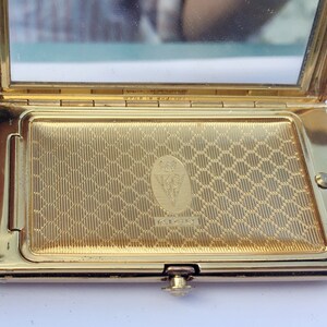 Vintage Kigu Powder Compact Barrel Shape London Street Map Scenes of ...